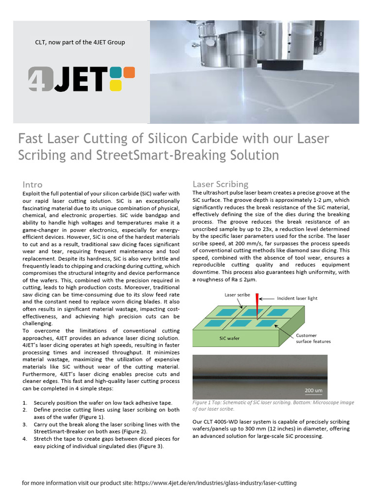 Fast Laser Cutting for SiC Wafers | PDF | Wafer (Electronics ...