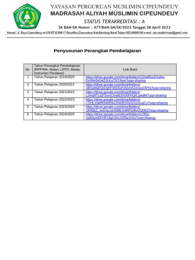 Perangkat Pembelajaran 2019 2025 Pdf