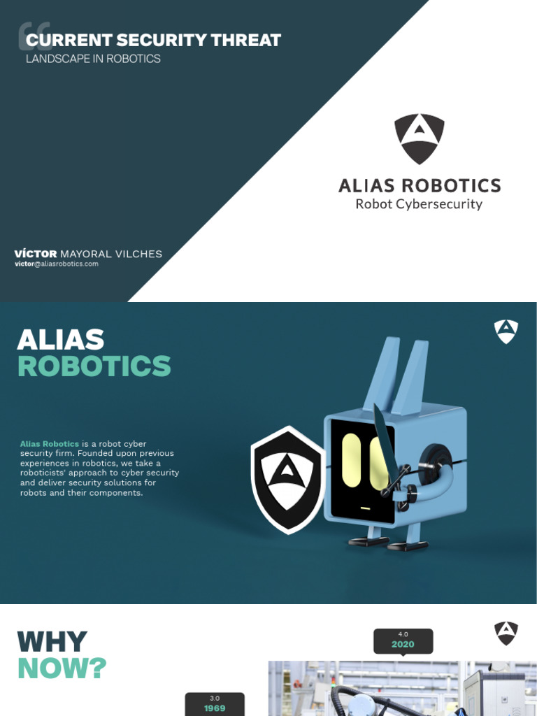 Alias Robotics - Current Security Threat | PDF | Computing | Computer Engineering