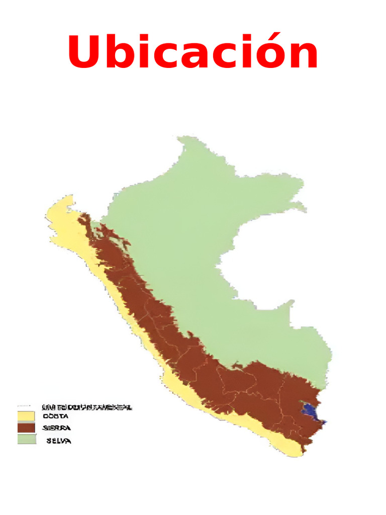 Mapa Del Peru Sierra | PDF