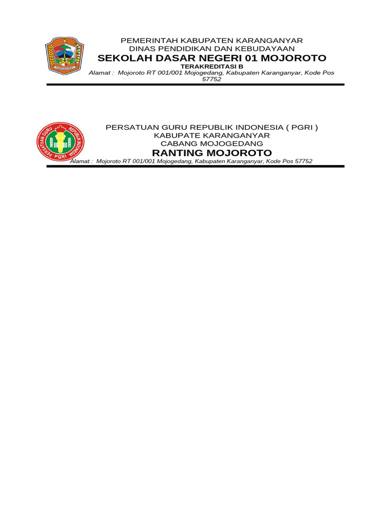 Cop Surat Baru Berwarna | PDF