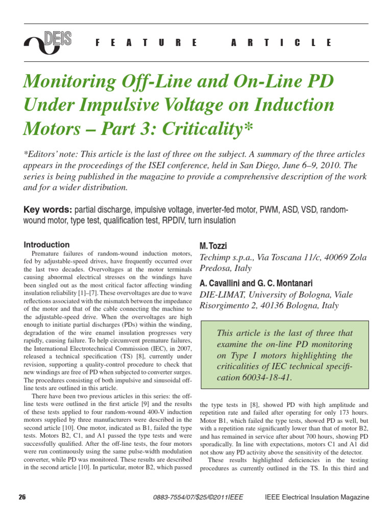 Article - Failure Mechanism of Variable Frequency Drives in Ungrounded ...