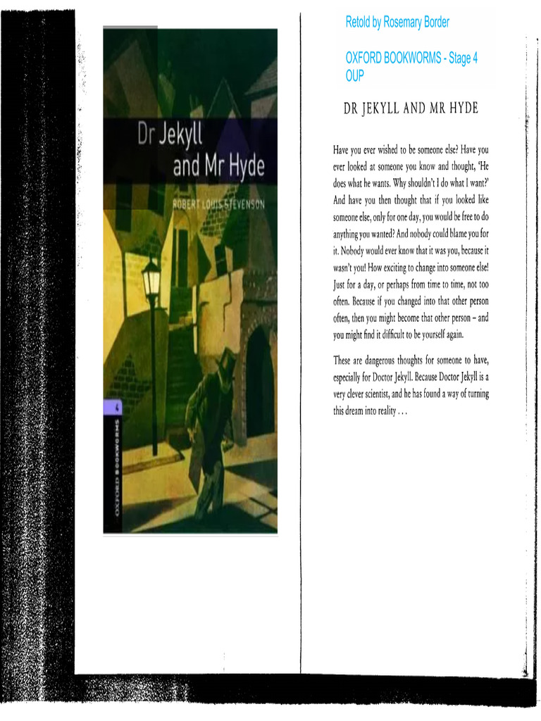 DR Jekyll and MR Hyde | PDF