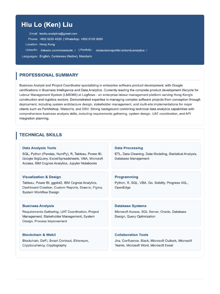 Ken Liu Resume - Sep 2025 | PDF