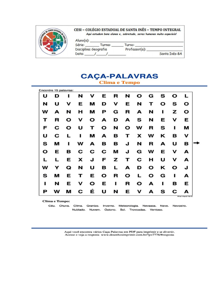 Especiais Clima Noturno | PDF