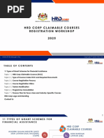 HRDC Claimable Course Registration Guide | PDF