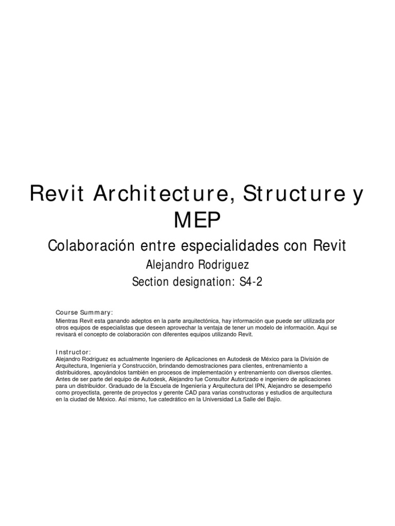Manual Revit Mep | PDF | Autodesk Revit | Ingeniería