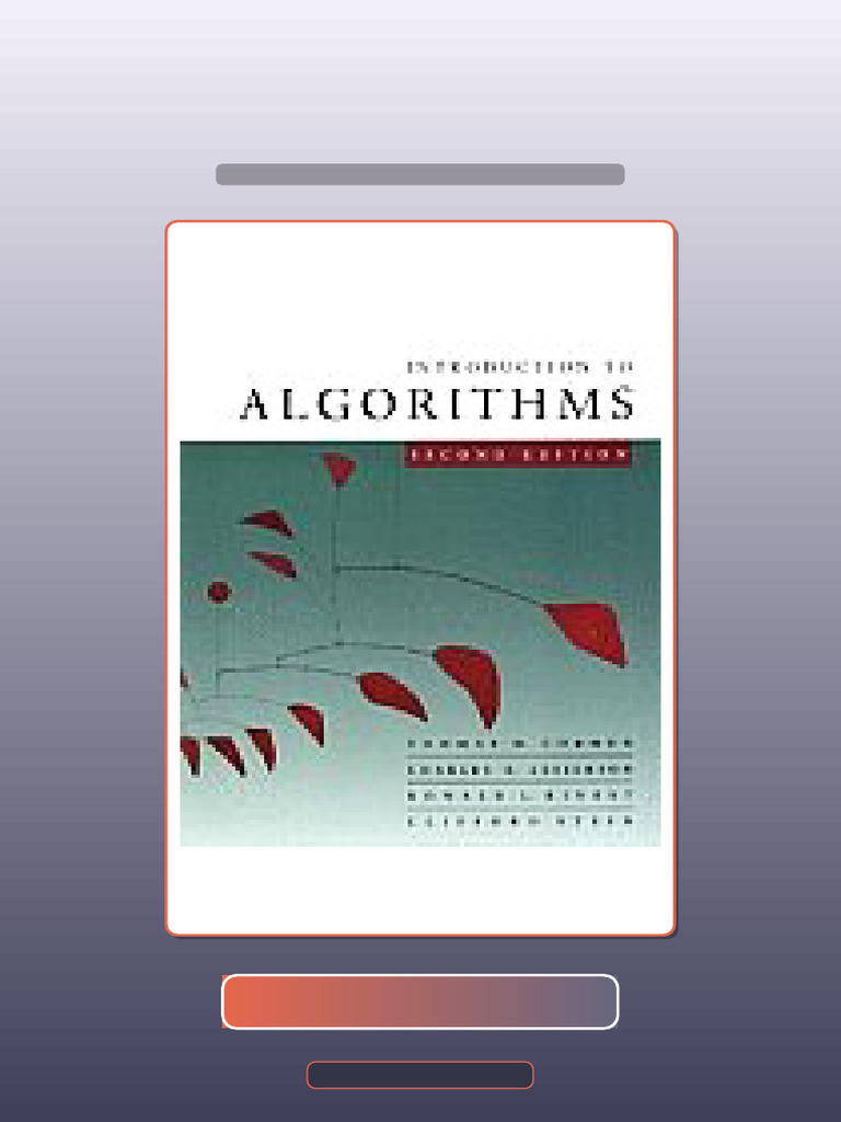 Accompany Introduction To Algorithm 2nd Edition 9780072970548 Ebook and ...