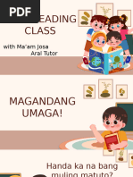 Pagkilala Sa Letrang Uu | PDF
