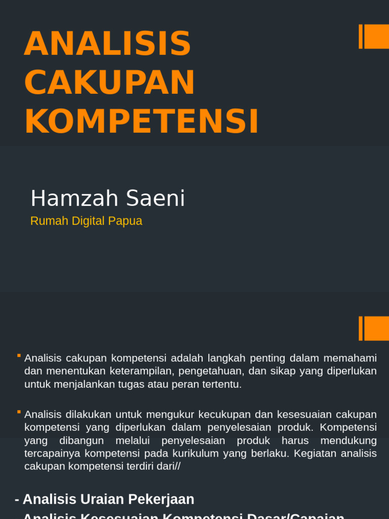 Analisis Cakupan Kompetensi | PDF