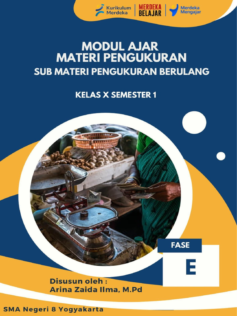 CONTOH Modul Ajar Materi Pengukuran - Arina Zaida Ilma | PDF