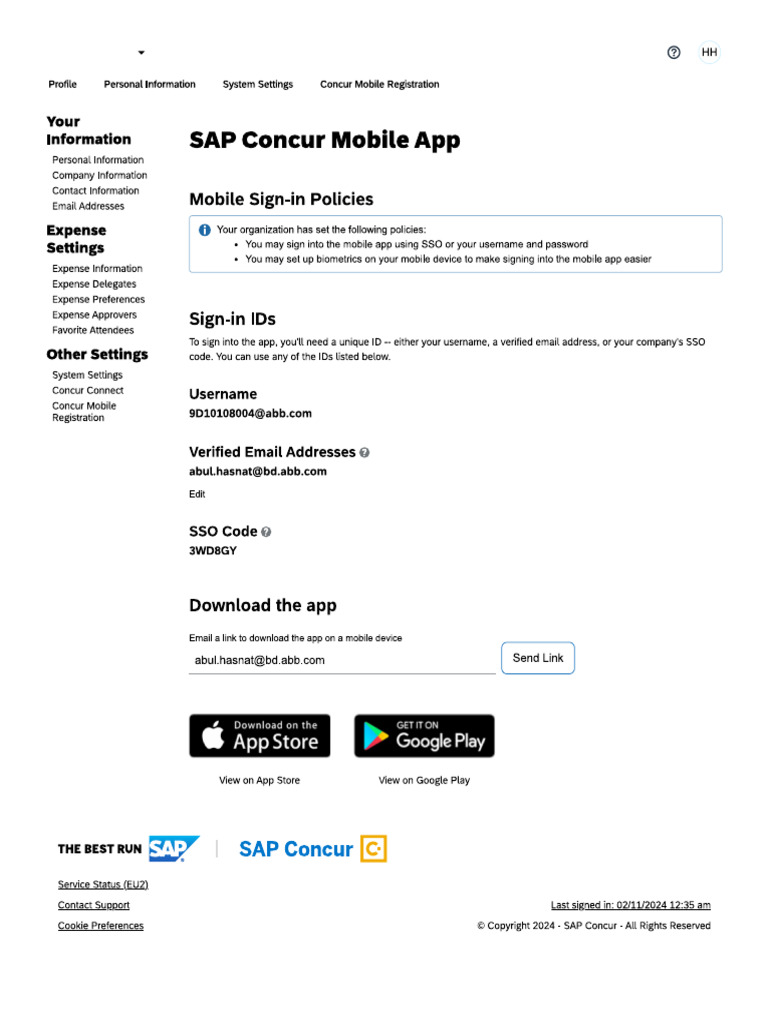 Sap Concure | PDF