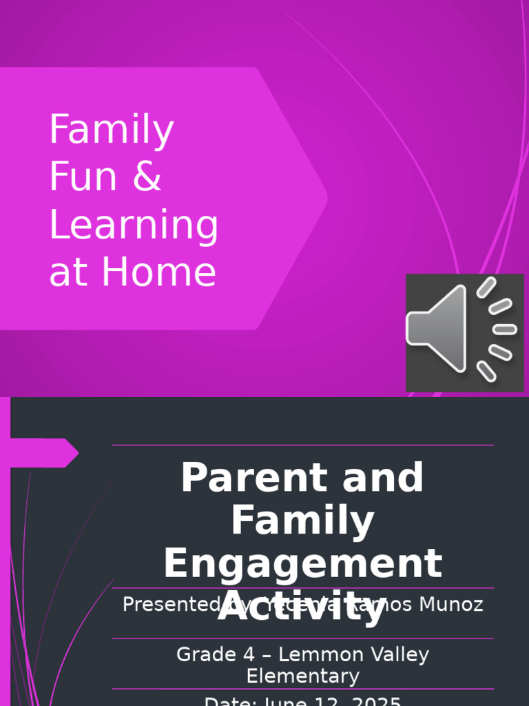 Family Engagement Activity Yecenia Ramos Munoz | PDF | Literacy ...