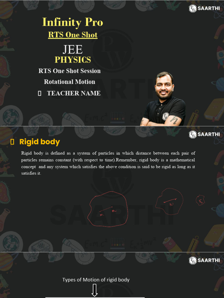11th 10. Rotational Motion. JEE One Shot.pdf (1) | PDF | Rotation ...