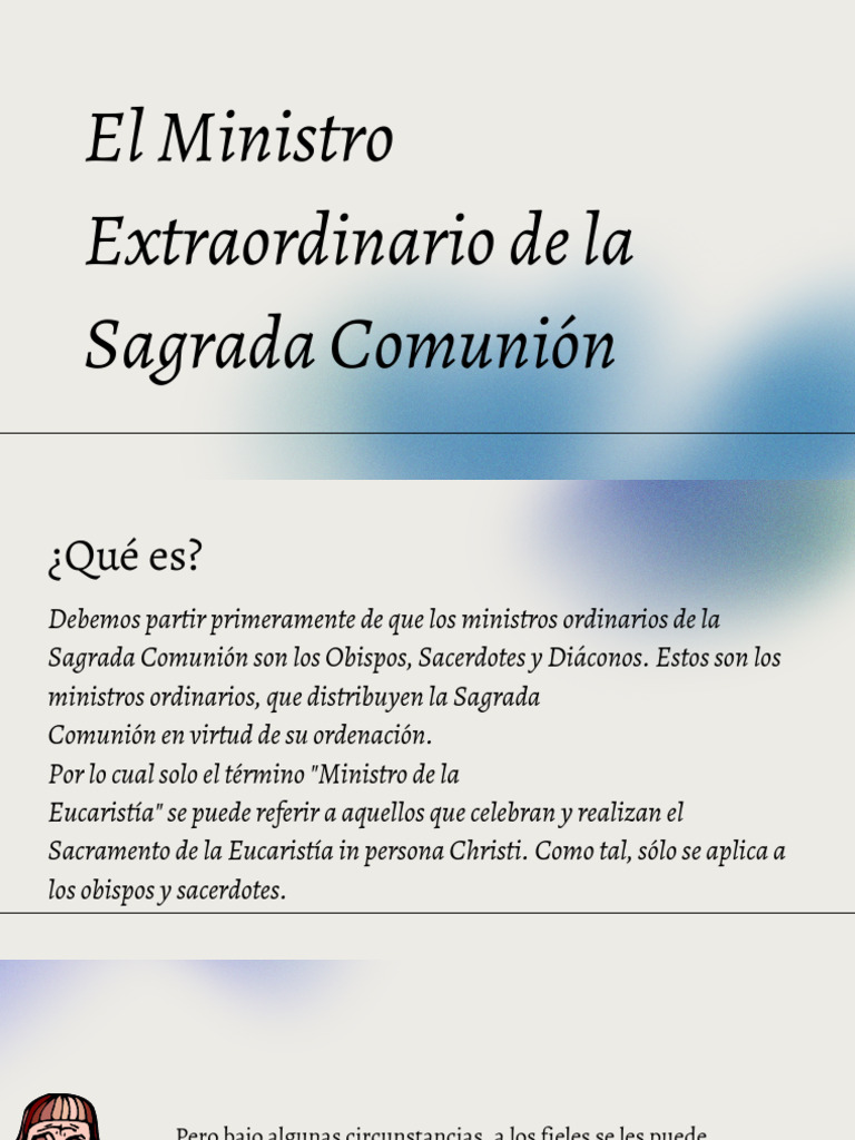 Blue Cream Gradient Textured Sunday Sermon Church Presentation | PDF