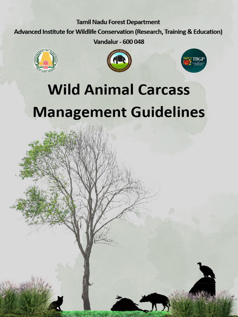 Wild Animal Carcass Management 2025 | PDF | Organisms | Wildlife