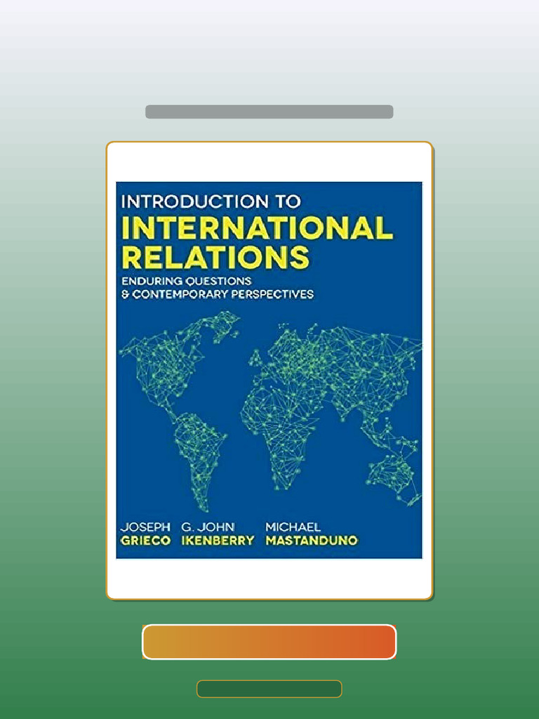 Introduction To International Relations Ebook and TestBank Bundle Get ...