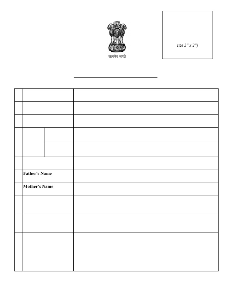 NRI Certificate Application Form | PDF