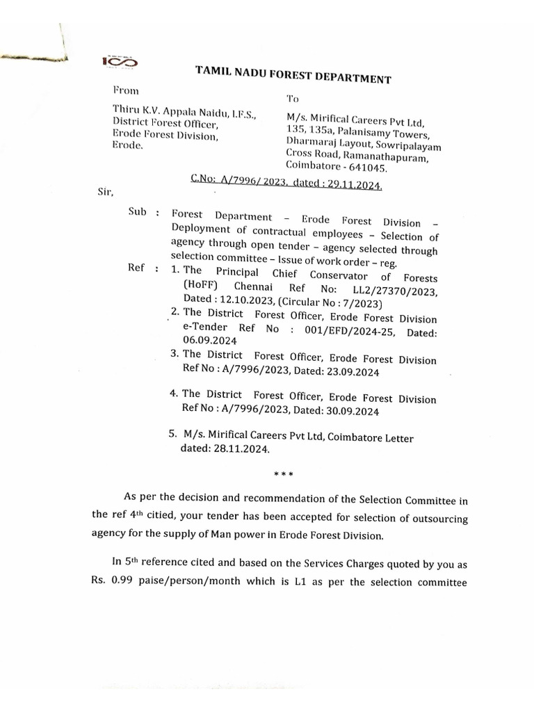 016 Apw Work Order | PDF