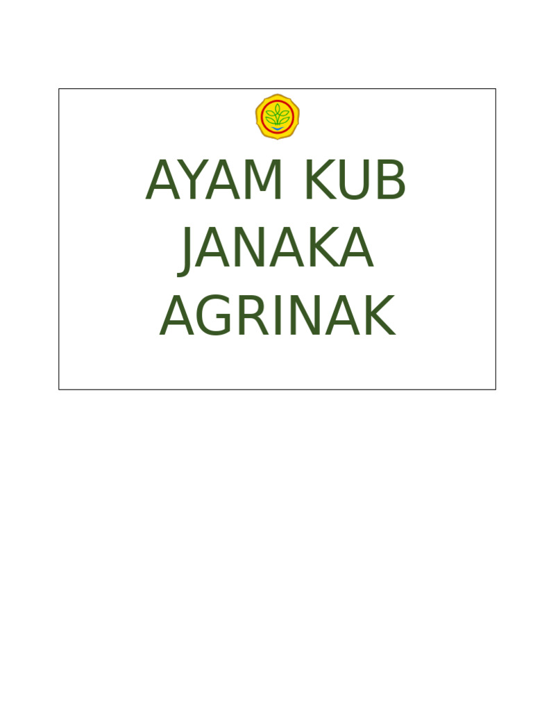 Label Ternak | PDF