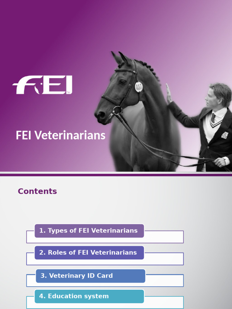FEI Veterinarians | PDF | Veterinary Medicine | Health Care