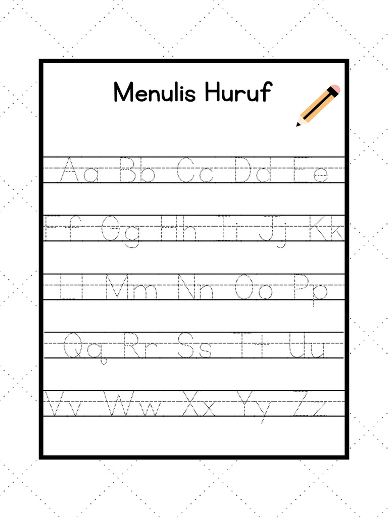 Black & White Alphabet Tracing Worksheet - 20251004 - 075955 - 0000 | PDF