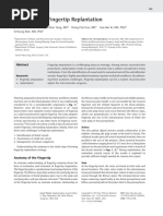 VY Advancement Flap for Fingertip Injuries | PDF | Finger | Hand