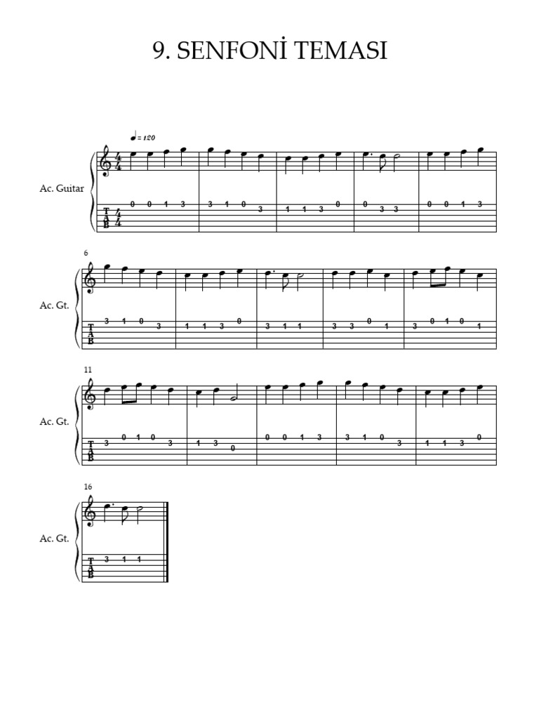 9 SENFONi Gitar Ve Cello | PDF
