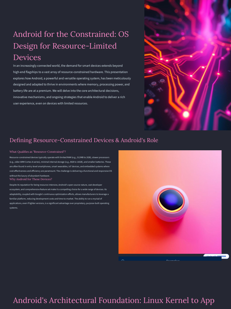 Android For The Constrained OS Design For Resource-Limited Devices ...