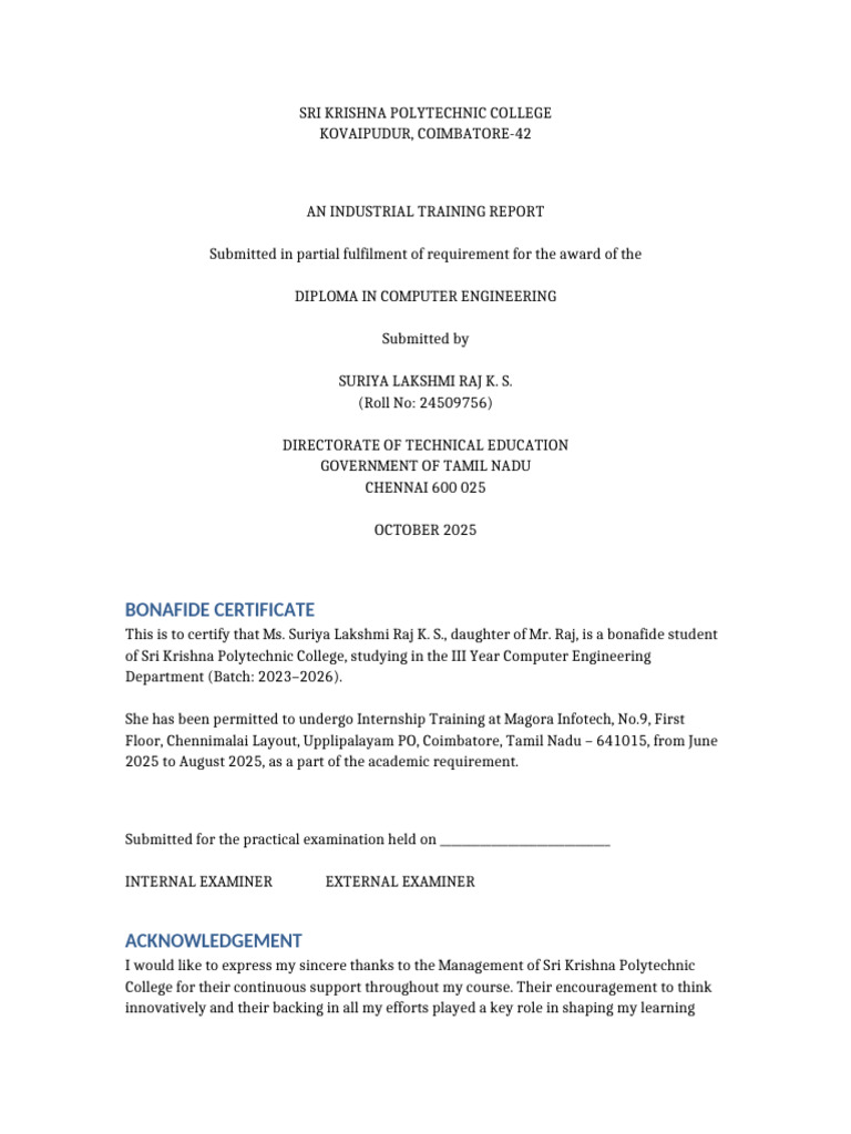 Suriya Internship Report WebDevelopment | PDF | Web Development | Bootstrap (Front End Framework)