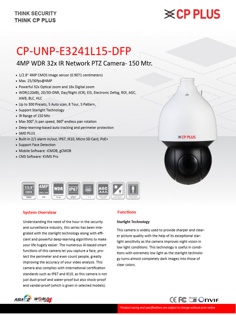CP Unp E3241l15 DFP | PDF | Camera | Video