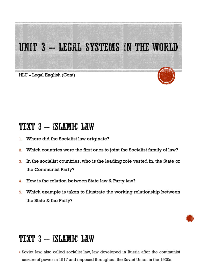Unit 3 - Islamic Law | PDF