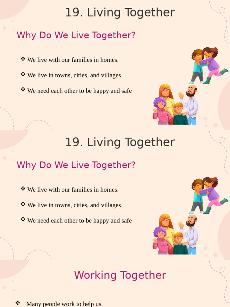 19 Unit - Grade 2 - Living Together Note | PDF