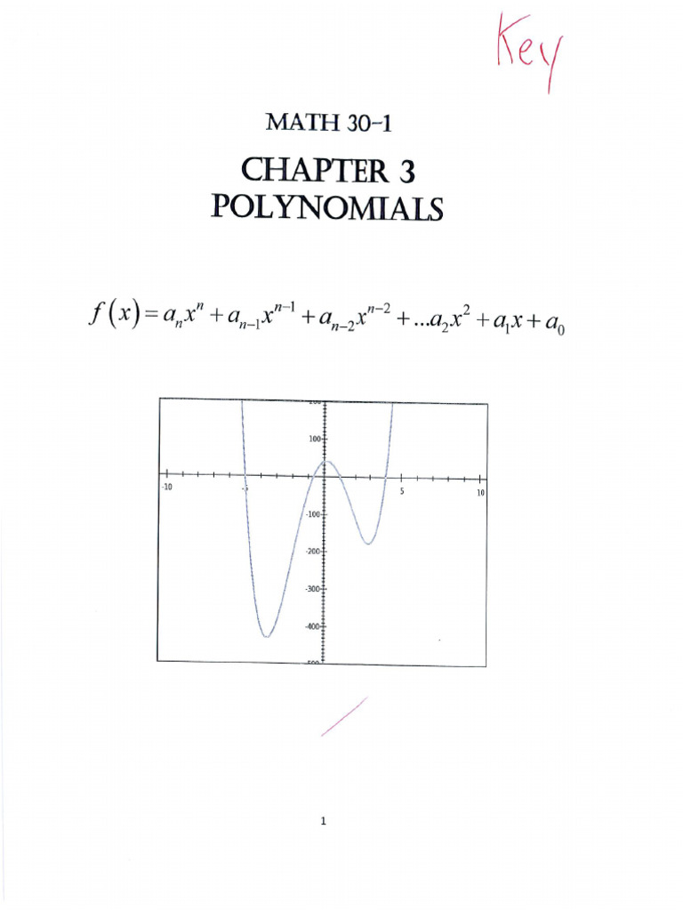 Chapter 3 Student Notes Answers | PDF