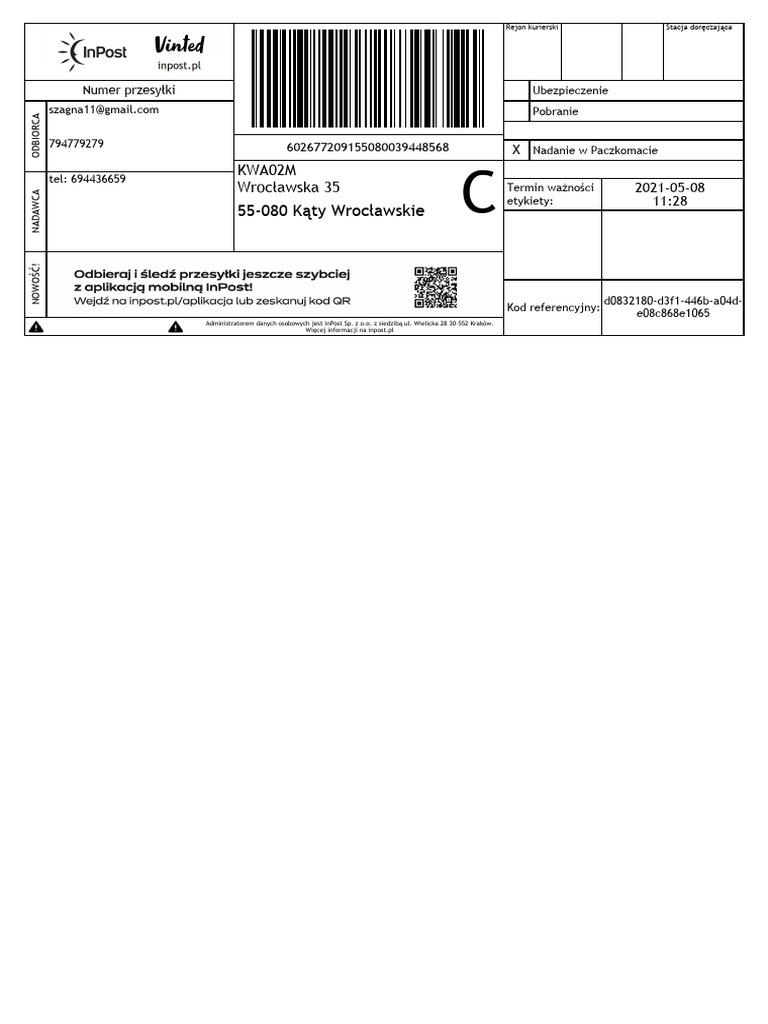 Vinted-Etykieta-224554733 | PDF