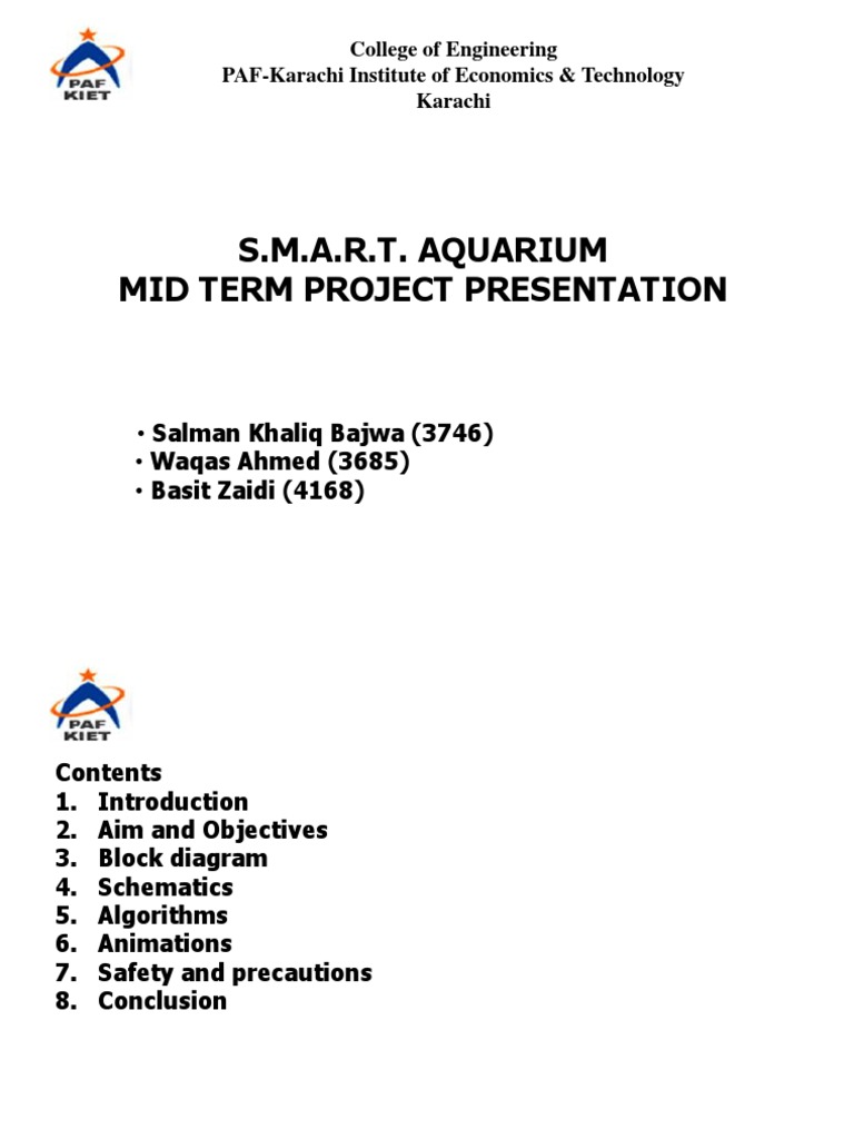 Smart Aquarium | PDF