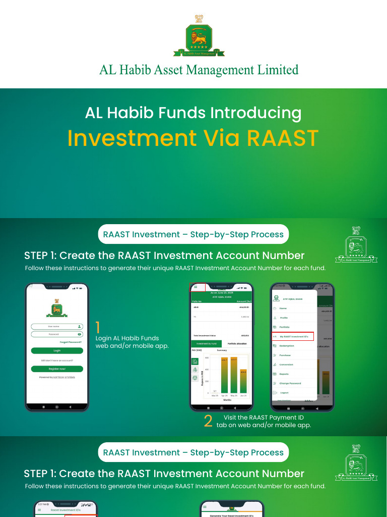 RAAST Investment Account Setup Guide | PDF | Payments | Investing