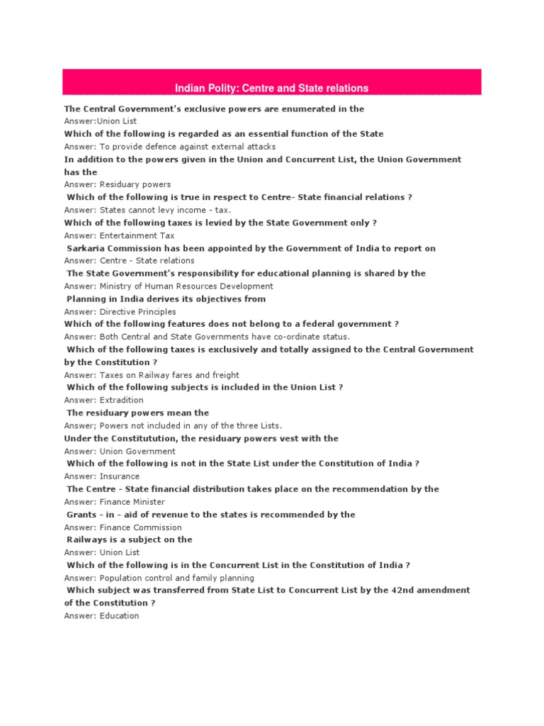 Upsc Indian Governance and Constitution | PDF | Supreme Courts ...