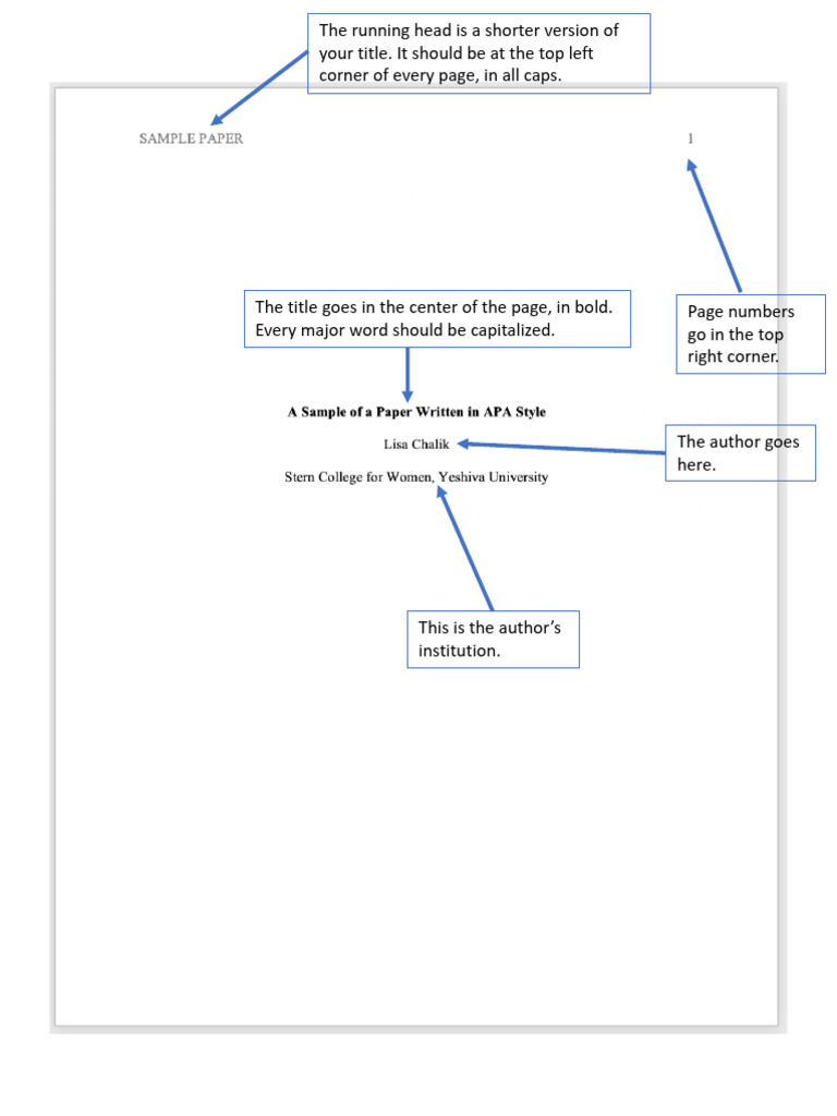 Apa Style Annotated Sample | PDF | Citation | Bibliography
