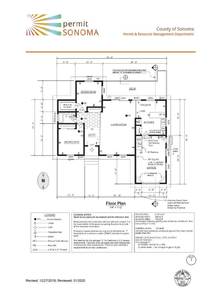 BPC 022 Sample House Plans | PDF
