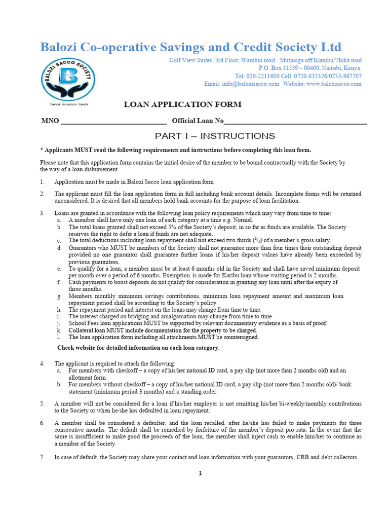 Loan Form 2024 | PDF | Loans | Banks