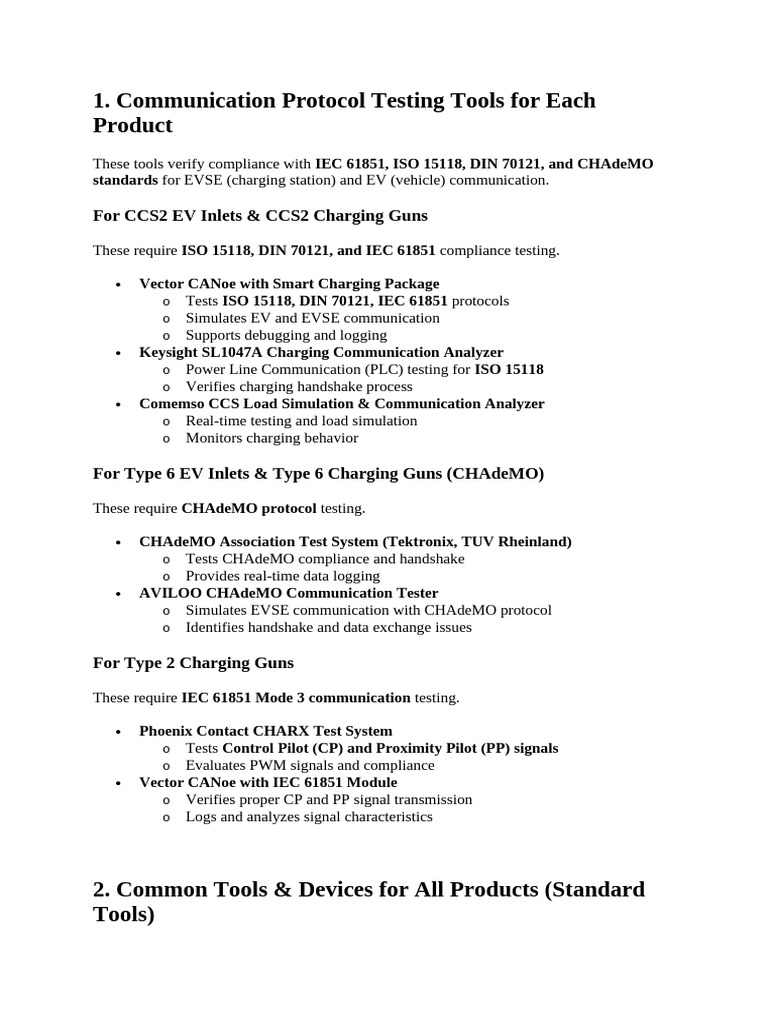 ISO 15118 Compliance Testing Tools | PDF | Electricity | Electrical ...