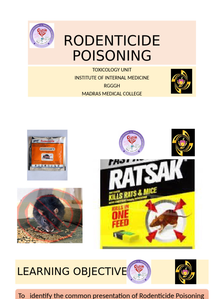Rodenticide Poisoning Management Guide | PDF | Medical Specialties ...