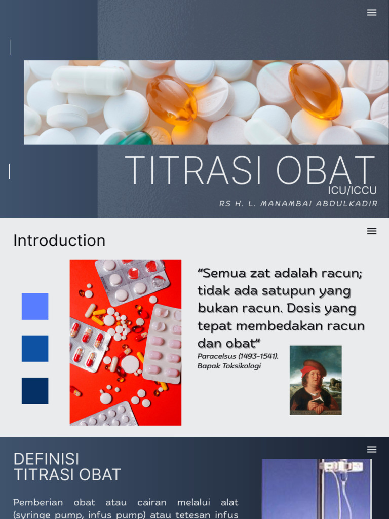 Titrasi Obat: Panduan dan Rumus | PDF