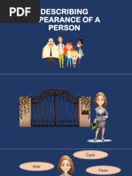 Describing People: Physical Appearance Guide | PDF | Hair | Blond