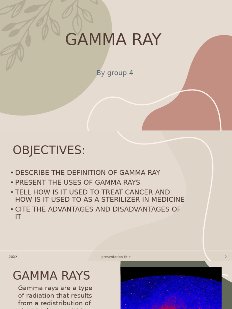 GAMMA-RAY | PDF | Gamma Ray | Radioactive Decay