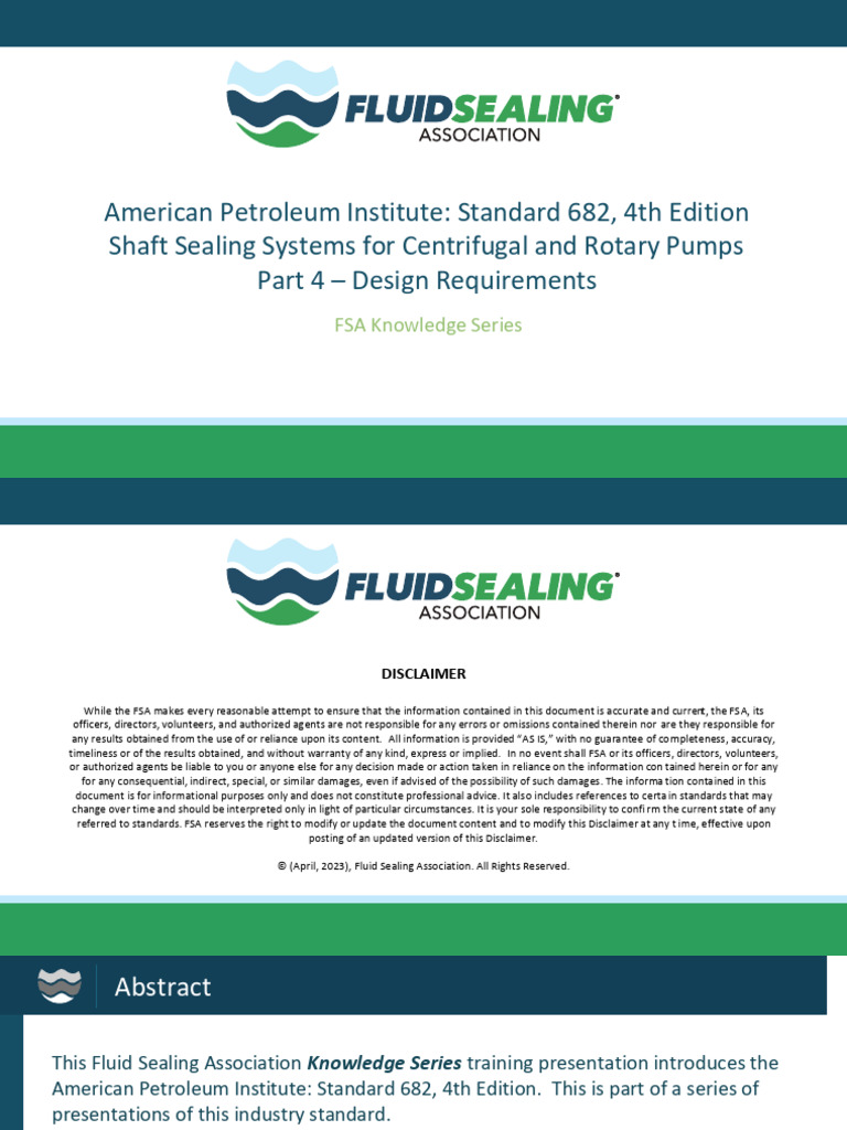 API-682 Part 4 Design Requirement 21-Sep-2020 (New Format) | PDF ...