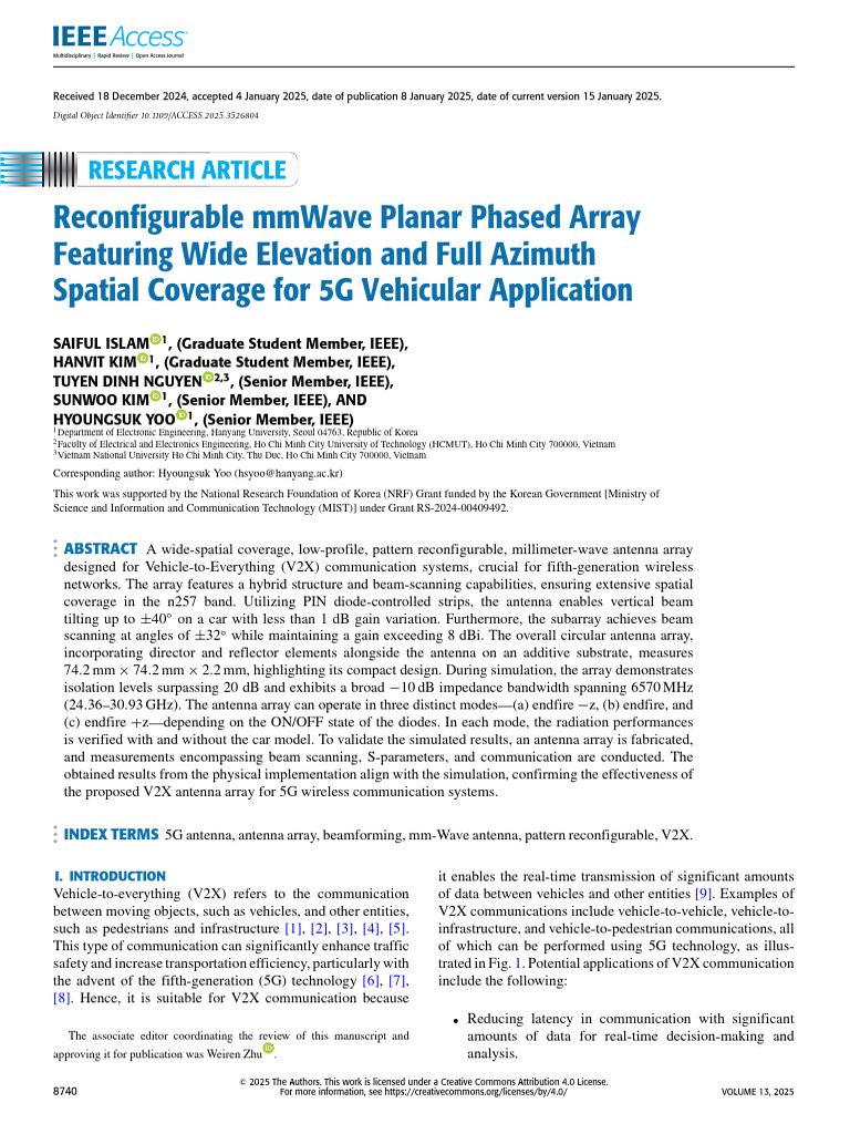 Reconfigurable MmWave Planar Phased Array Featuring Wide Elevation and ...