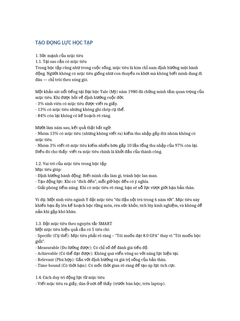 Tao Dong Luc Hoc Tap 2 | PDF