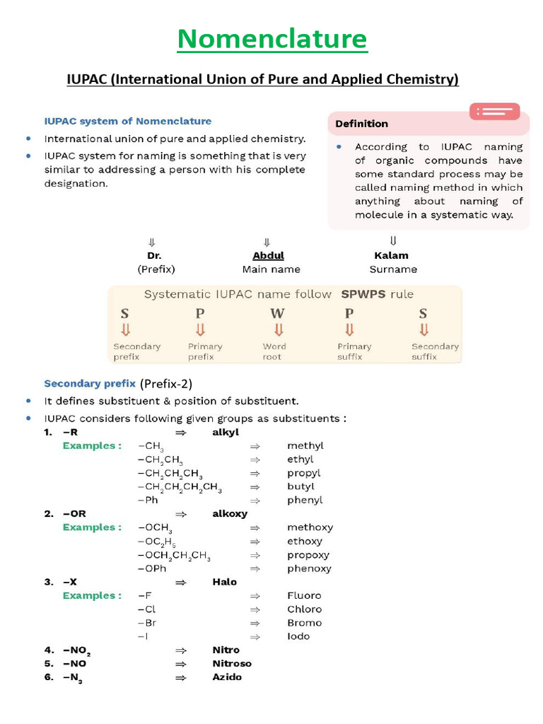 (Iupac) Organic Chemistry-2 | PDF